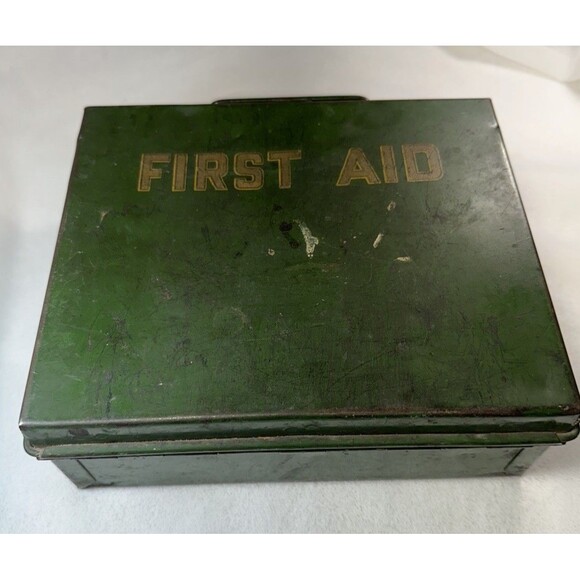 Other | Vintage Bell System First Aid Kit Metal Box W Contents And ...